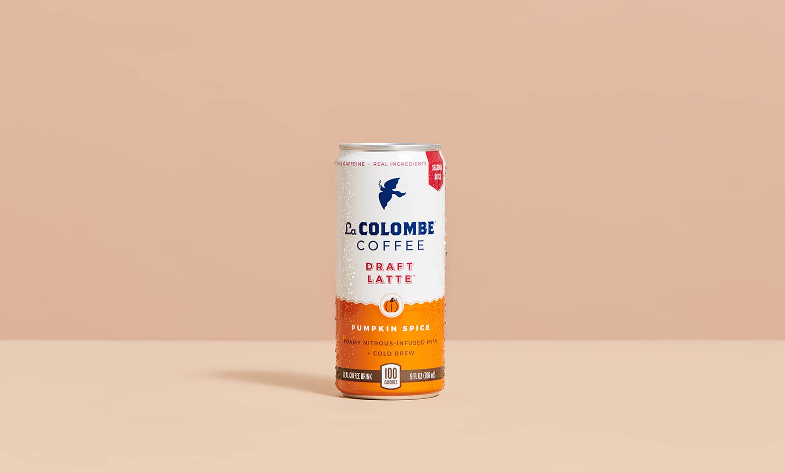 La Colombe Draft Latte - Cold-pressed Espresso & Frothed Milk + Real Pumpkin - Made With Real Ingredients - Grab & Go Coffee, Pumpkin Spice, 9 Fl Oz (Pack of 12)