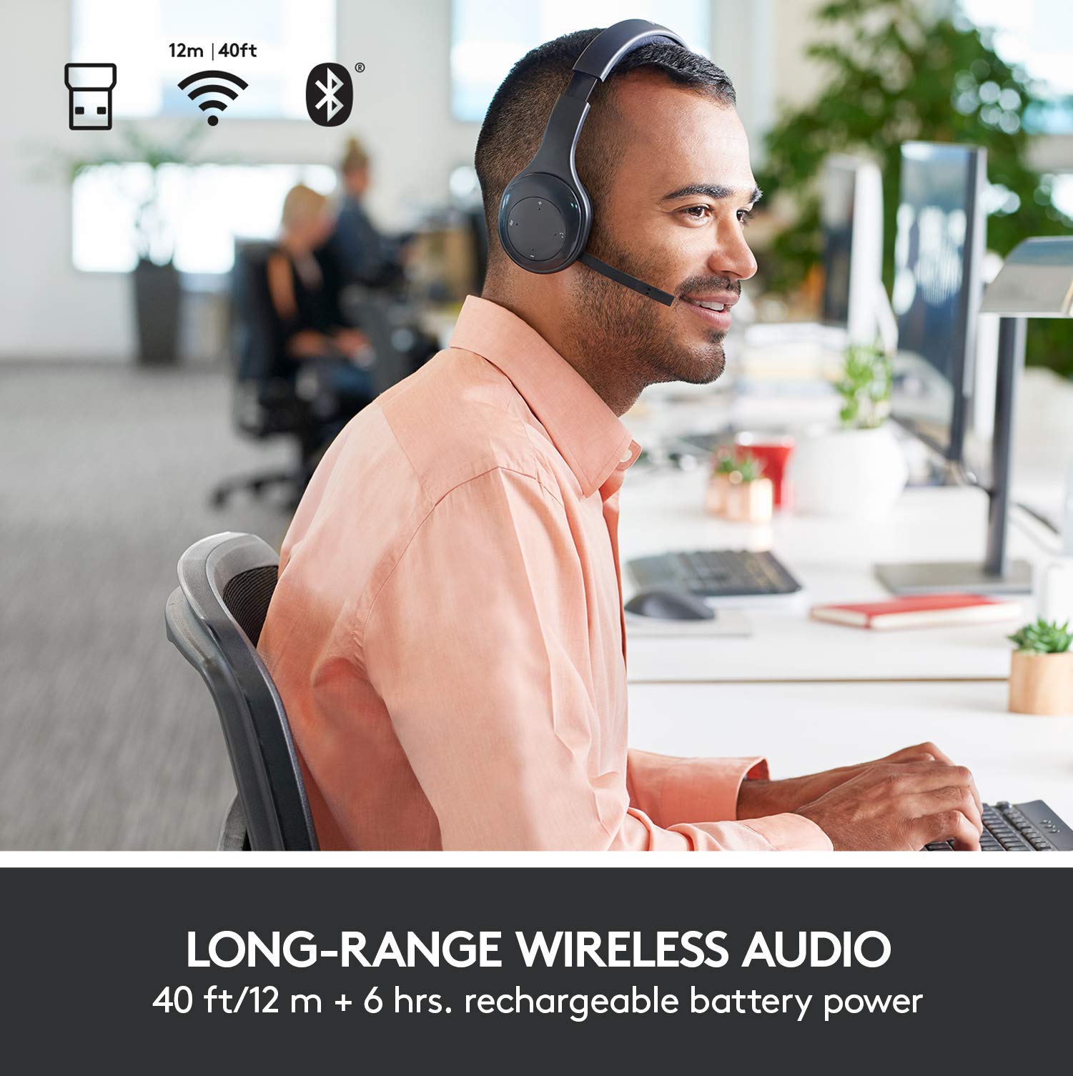 Logitech H800 Wireless Headset For Pc And Mac (Renewed)