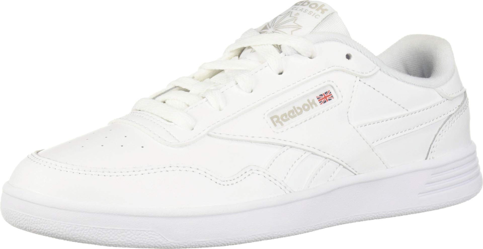 Reebok womens Club Memt Sneaker, Steel/White, 6 US