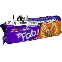 Pack of 2 - Parle Hide & Seek Fab! - Orange Cream Sandwich Cookies (3.94 Ounces Each)
