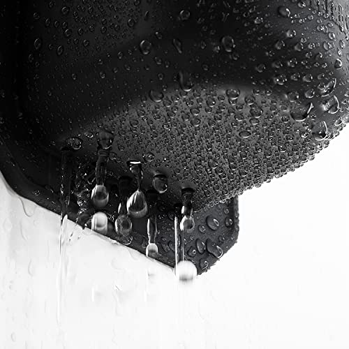 Tooletries - Shower Drink Holder - 100% Silicone Can Holder for Beer or Soda - Bathroom Accessory - Silicone-Grip Technology, No Adhesive Needed - in Partnership with 30 Watt - Charcoal