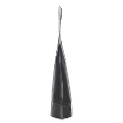 100 Pack 1/4 oz Black Child Resistant 4"x7.25"x2" Stand Up Pouch Smell Proof Bags