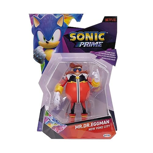 Sonic Prime 5" Articulated Action Figure - Mr. Dr. Eggman