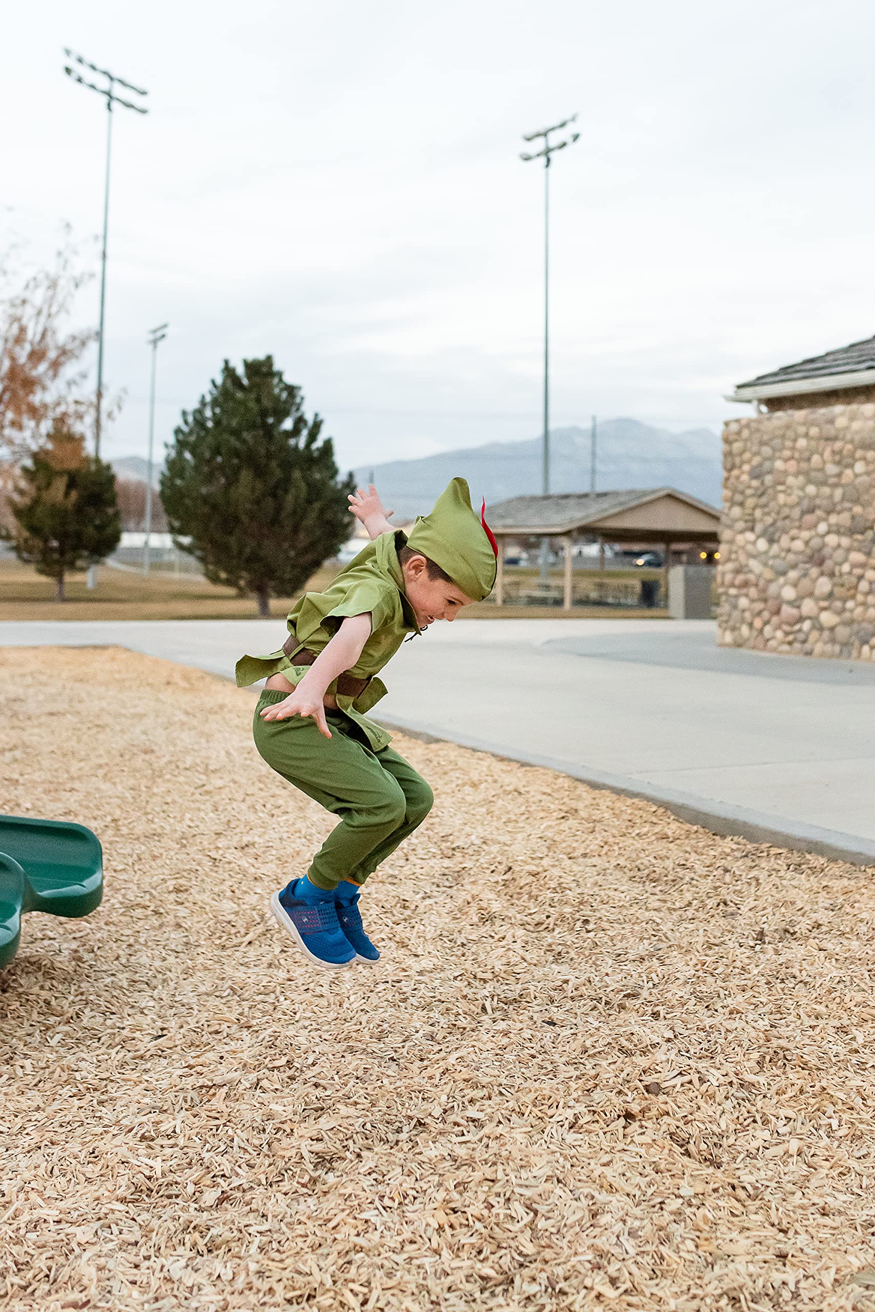 Little Adventures Child Peter Pan Costume (Large Age 5-7) - Machine Washable Child Pretend Play and Party Costume