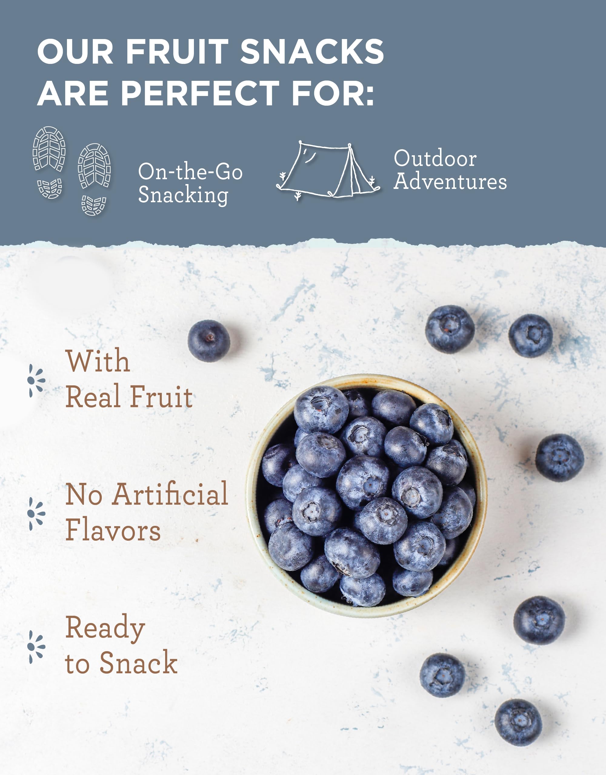 READYWISE - Simple Kitchen, Freeze-Dried Blueberries & Yogurt, Pack of 1 Vegetarian, Gluten Free, Snacks, Blueberries, Yogurt, Dried Fruit, Pre Workout, Healthy Snacks, Camping, Survival Food