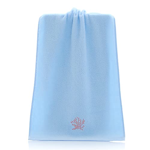 YUNDODO Hand Towels Set of 2 100% Cotton Ultra Soft 14 x 30 Inches