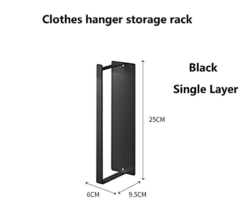 N/B Hanger Organizer, heaohu Single Row Large Capacity Multifunctional Magnetic Washing Machine Clothes Hangers Storage Rack, Artifact Balcony Finishing Clothing Rack Clip Free Punch Racks White