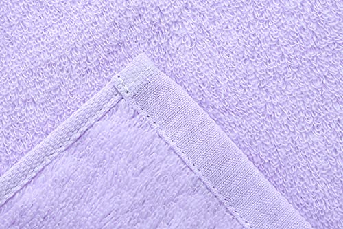 YUNDODO Hand Towels Set of 2 100% Cotton Ultra Soft 14 x 30 Inches