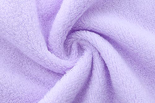 YUNDODO Hand Towels Set of 2 100% Cotton Ultra Soft 14 x 30 Inches