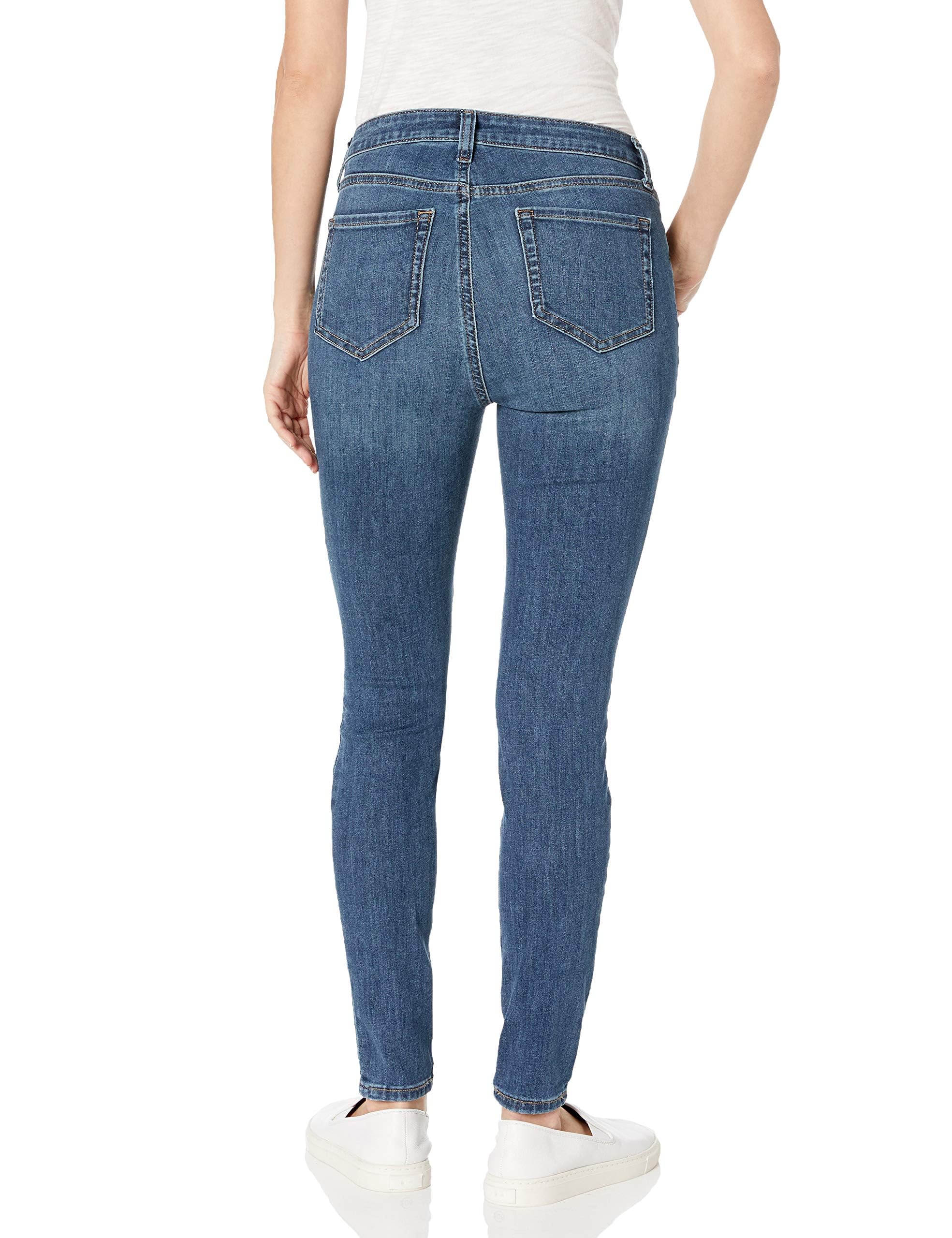 Amazon Essentials Skinny Jeans for Women (Stretchy), Medium Wash, Size 4 Short