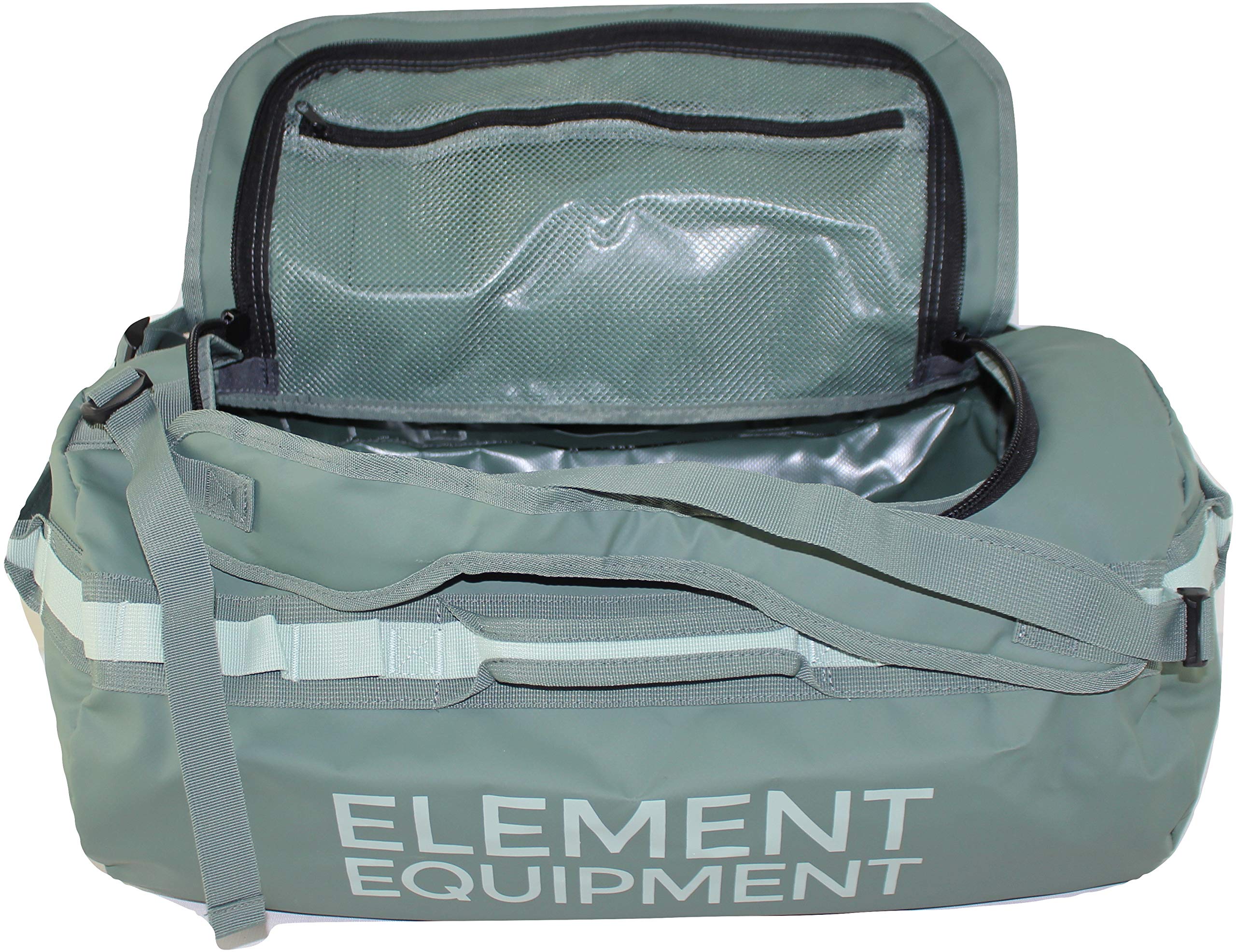 Element Equipment Trailhead Duffel Bag Shoulder Straps Waterproof Olive/Green Small
