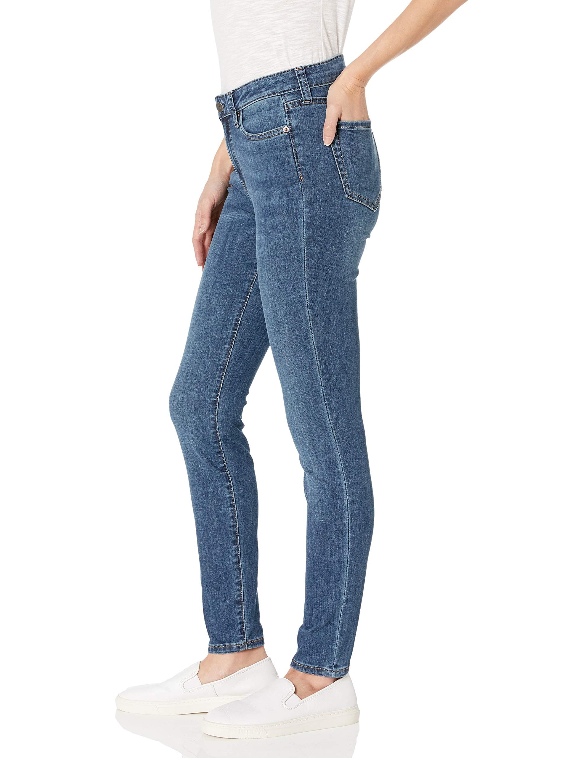 Amazon Essentials Skinny Jeans for Women (Stretchy), Medium Wash, Size 4 Short