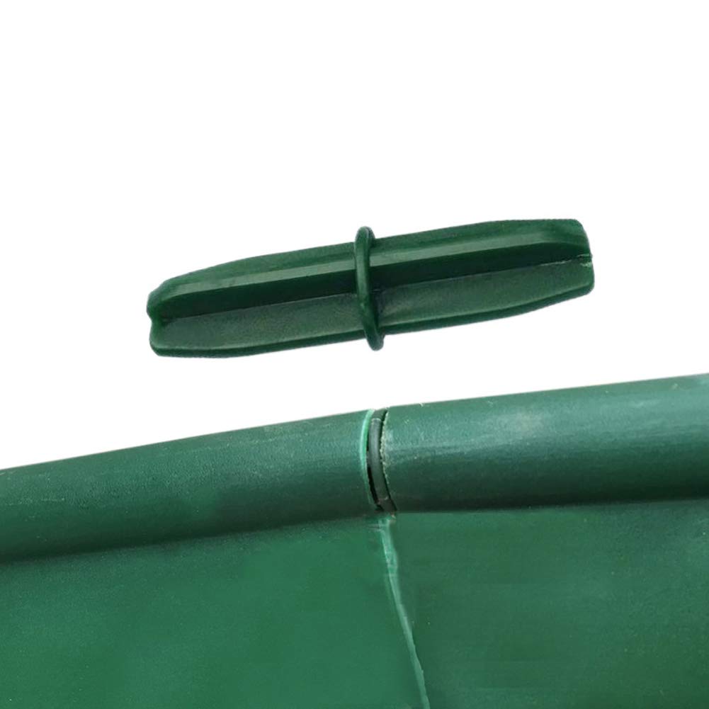 Wgwioo Plastic Lawn Edging Coil Roll, Landscape Terrace Board, Stones Fences Paths Gravel Grass Barrier,Green,10cm x 2m