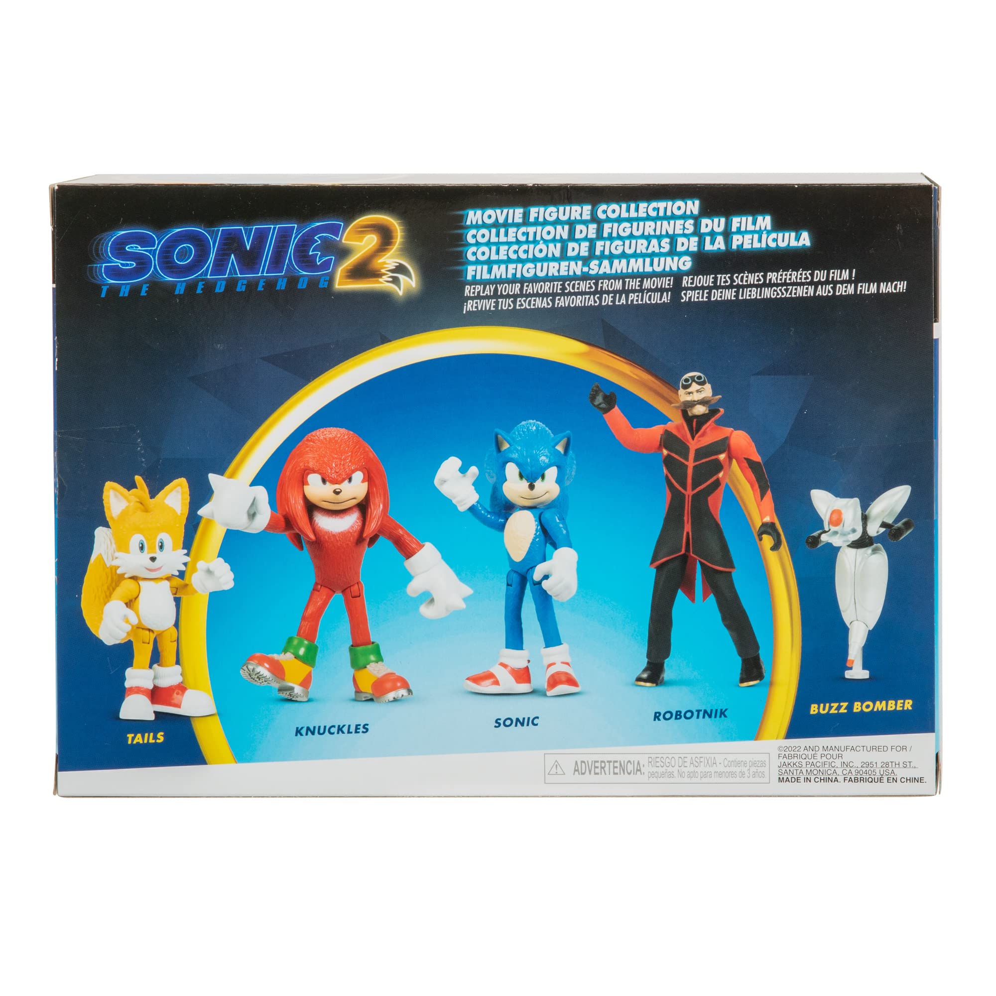 Sonic The Hedgehog, Sonic 2 Movie Action Figure Set
