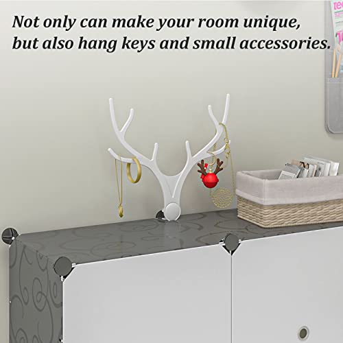 Aeitc Shoe Rack Organizer DIY Shoe Organizer with Key Hook Expandable Shoe Storage Cabinet Stackable Space Saver Shoe Rack for Entryway, Hallway and Closet,24 Pair,white doors