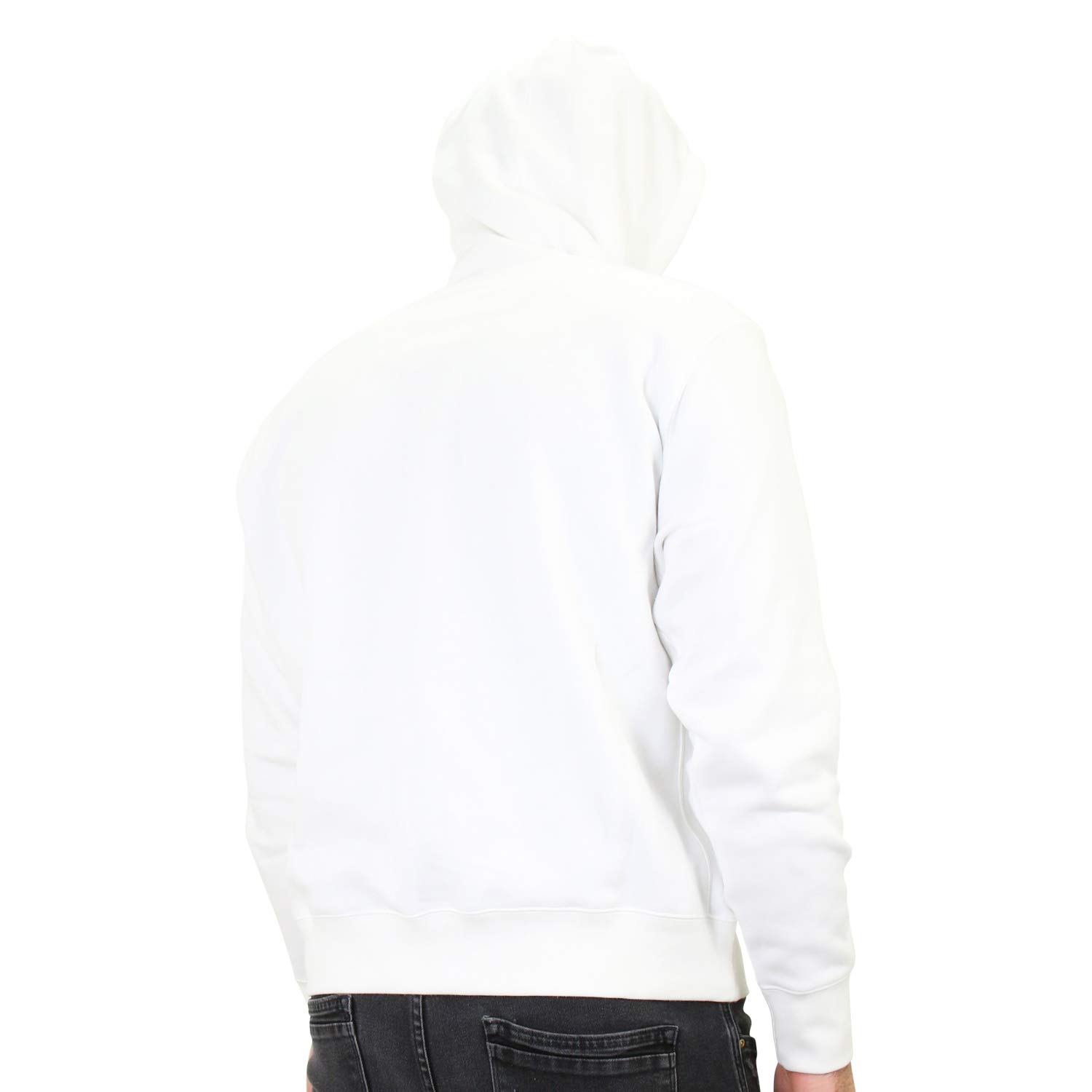 Nike Pull Over Hoodie, White/White/Black, X-Large