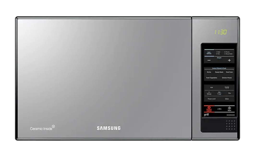 Samsung MG402MADXBB 40-Liter 1500-Watt Grill Microwave Oven, 220V (Not for USA-European Cord), Silver