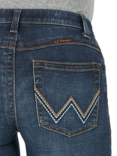 Wrangler Women's Willow Mid Rise Performance Waist Boot Cut Ultimate Riding Jean, Lovette, 13-36