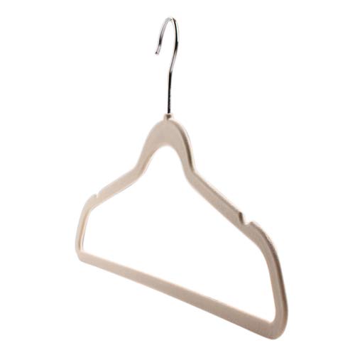 Michael Graves Design Ultra-Thin Non-Slip Velvet Clothing Hangers, Flocked & Durable, Closet Space Saving, for Garments, Suits, Dresses, Pants, Shirts, Coats, 25 Pack