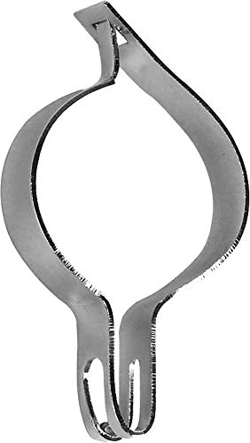 The Great American Hanger Company Anti-Theft Metal B-Ring with Chrome Finish, (Box of 50) Removable 1.5 Inch Security Rings to Hold Nail Hook Hangers for Existing installations and Fixed Bars