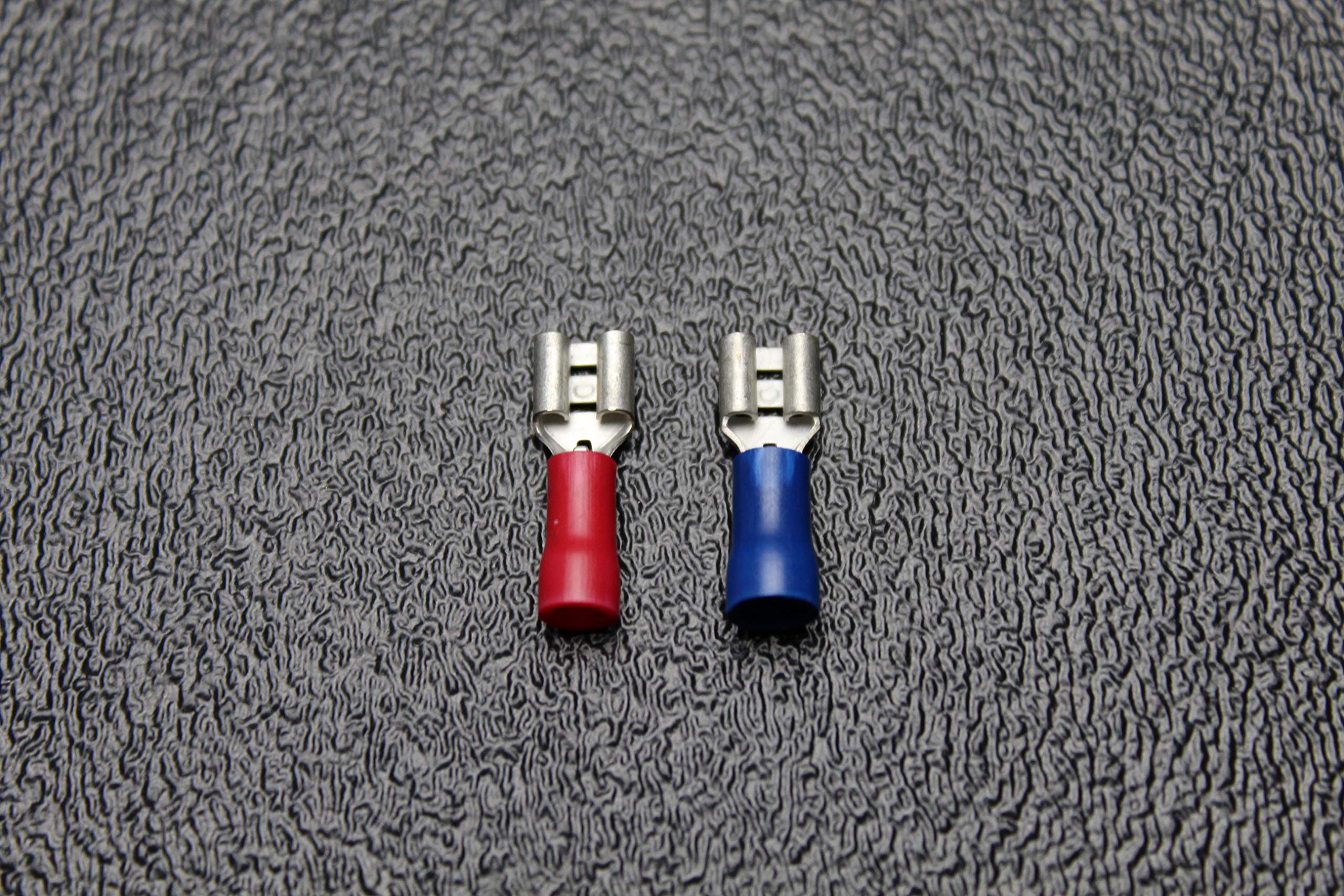 100 PK 14-16 18-22 Gauge Vinyl Quick Disconnect .205 Female 50 PCS EA TERMINALS