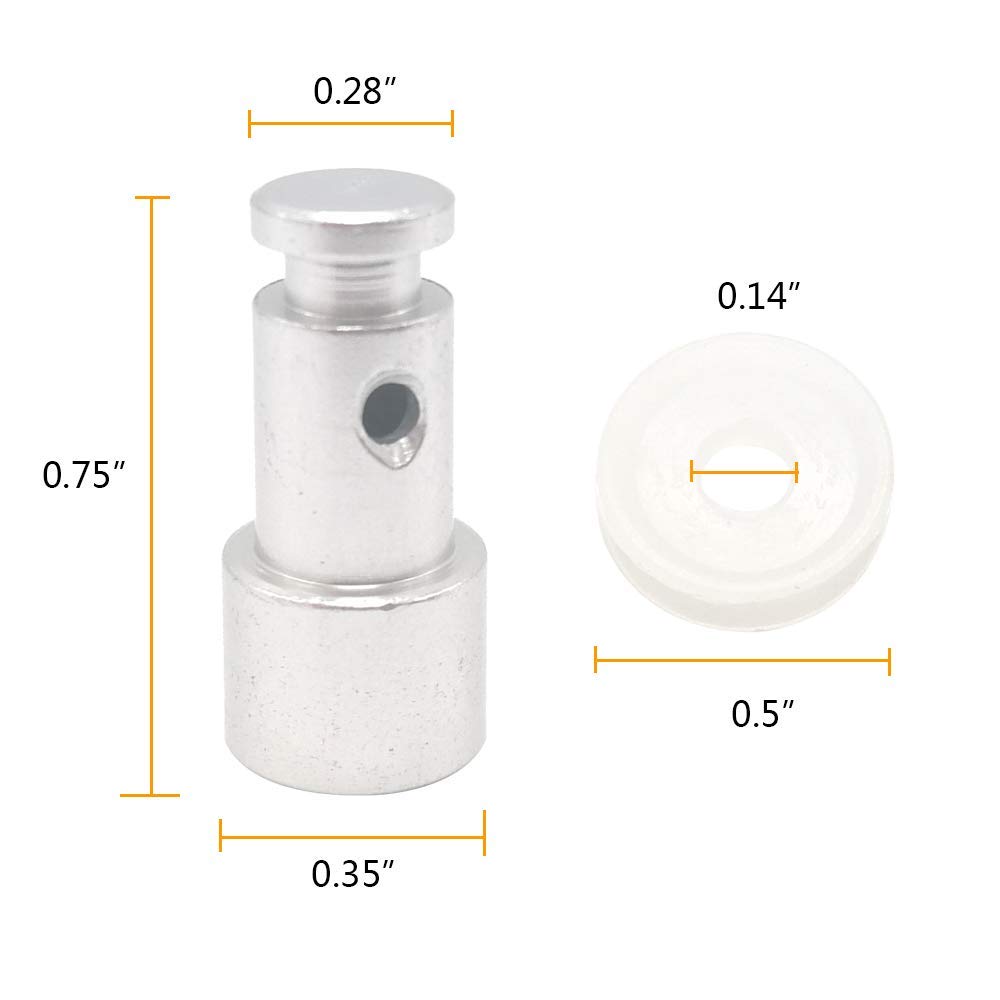 2Pack Universal Replacement Silicone Gaskets and Float Valve for 5, 6or 8 Quart Pressure Cooker Models, Such as XL, YBD60-100, PPC780, PPC770 and PPC790