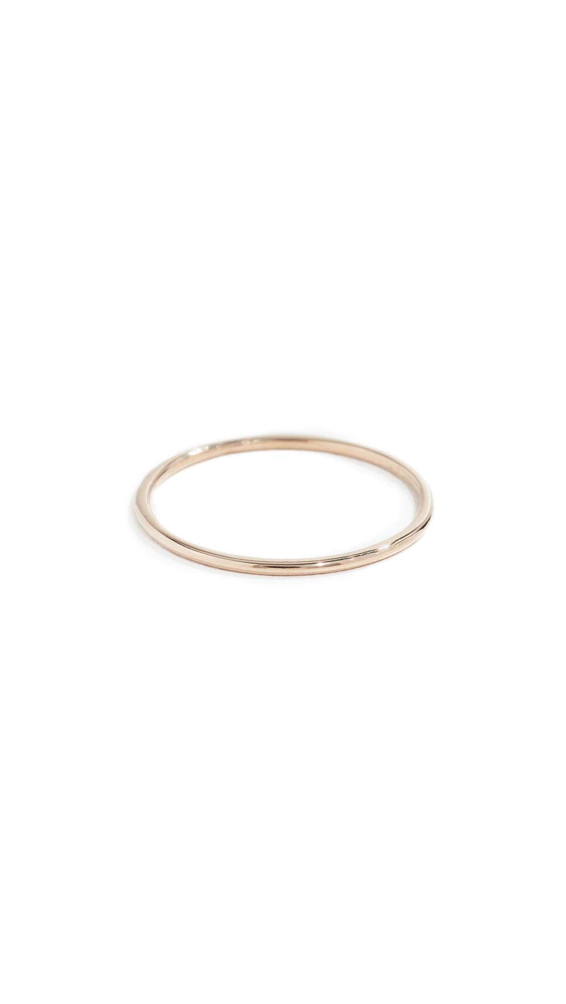 Zoe Chicco Women's 14k Gold Thin Band Ring, Yellow Gold, 6
