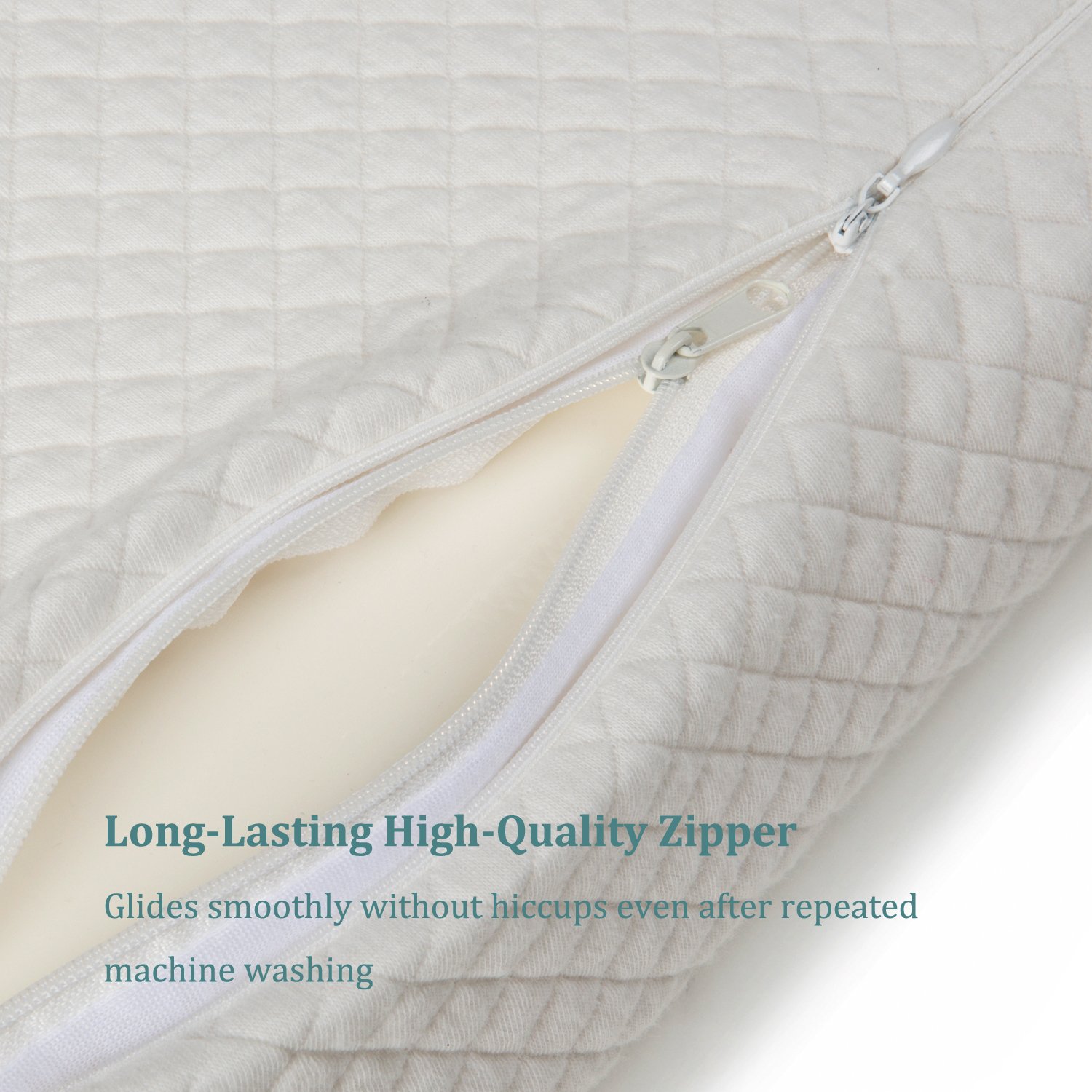 EPABO Contour Memory Foam Pillow Orthopedic Sleeping Pillows, Ergonomic Cervical Pillow for Neck Pain - for Side Sleepers, Back and Stomach Sleepers, Free Pillowcase Included ( Soft & Queen Size)