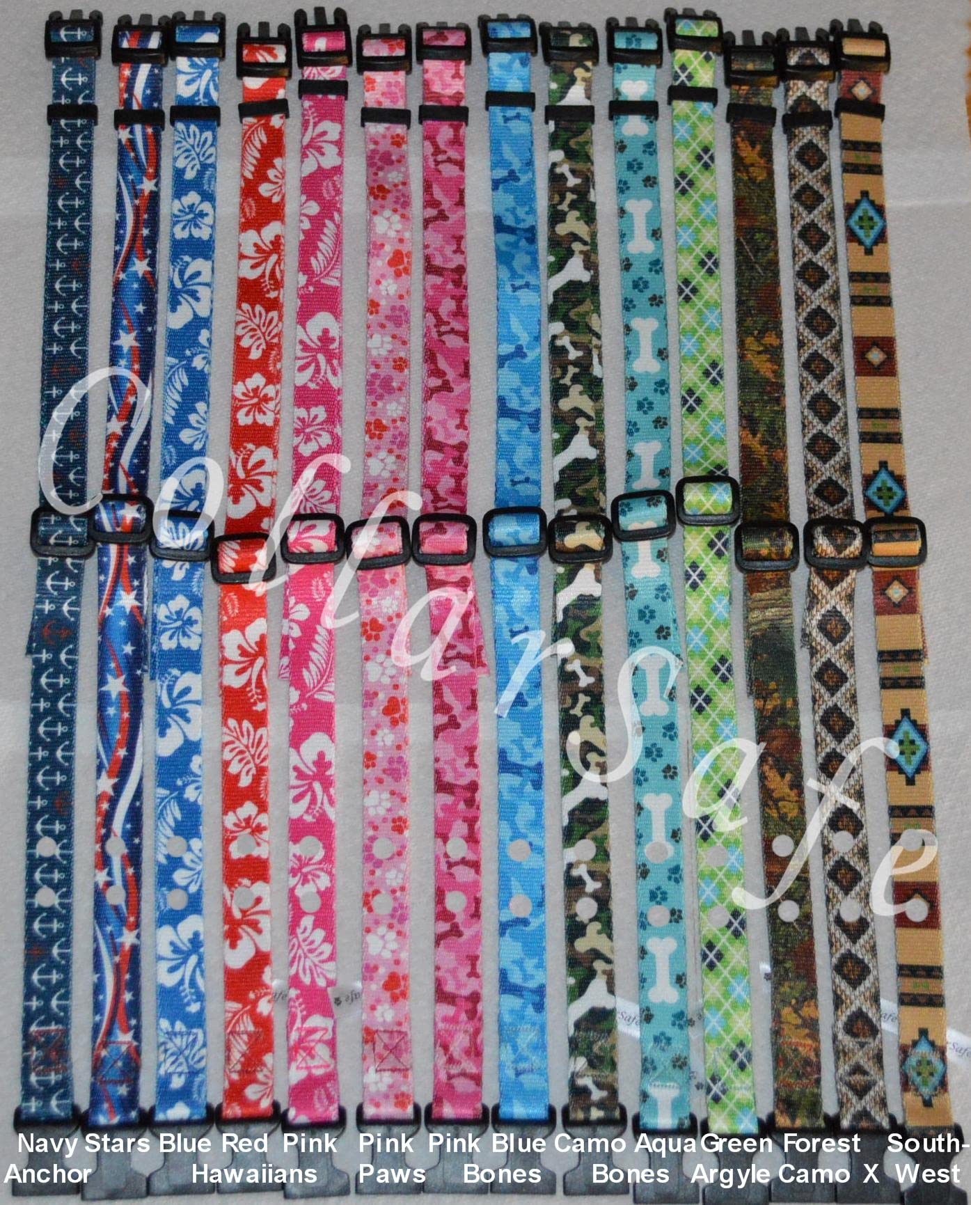 CollarSafe Designer Replacement Collar - Weaves (NO Holes) - FIT Petsafe Stay & Play Wireless Containment PIF00-12918 PIF00-12917 PIF00-13672 SportDog FieldTrainer YardTrainer - Read/View Photos