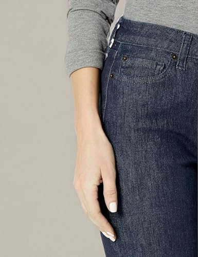 Amazon Essentials Women's Slim Bootcut Jeans, Mid-Rise, Stretchy, Rinsed, Size 16 Long