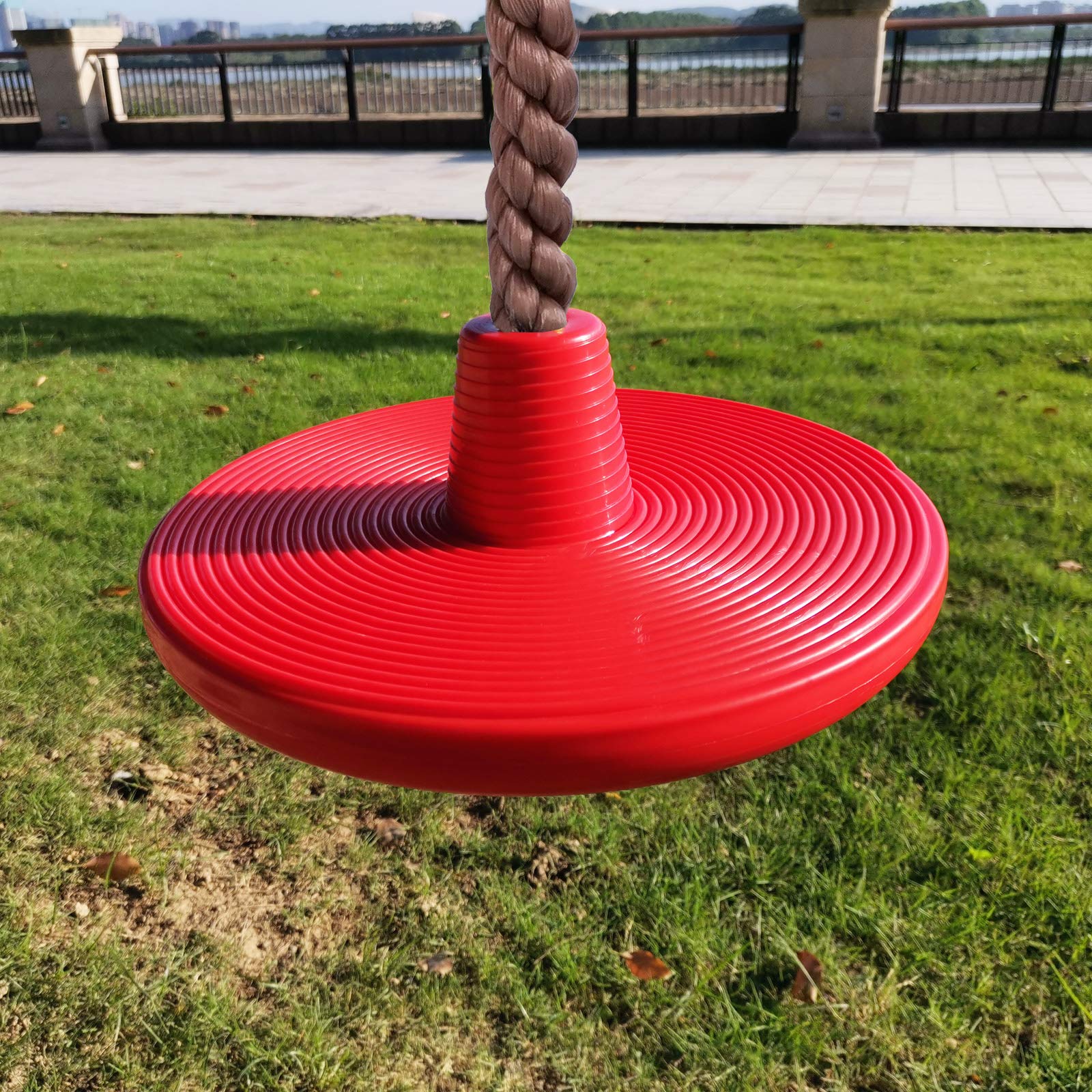 Xinlinke Tree Climbing Rope and Kids Disc Swing Seat Set Outdoor Backyard Playground Accessories