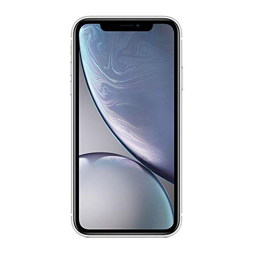 Apple iPhone XR, US Version, 128GB, White - Unlocked (Renewed)