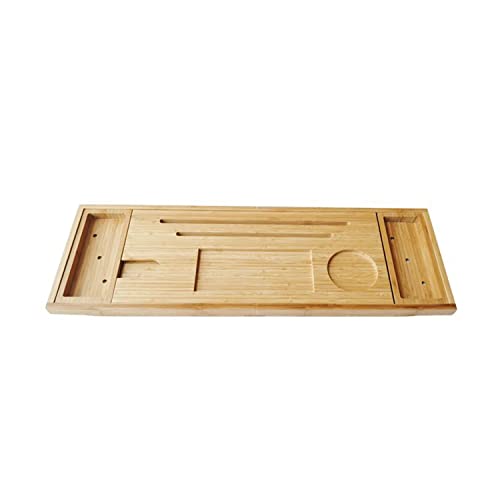 SDGH Extendable Bath Tray Bathtub Tray Spa Bath Tub Caddy Organizer Book Wine Tablet Holder Reading Rack Bathroom Accessories