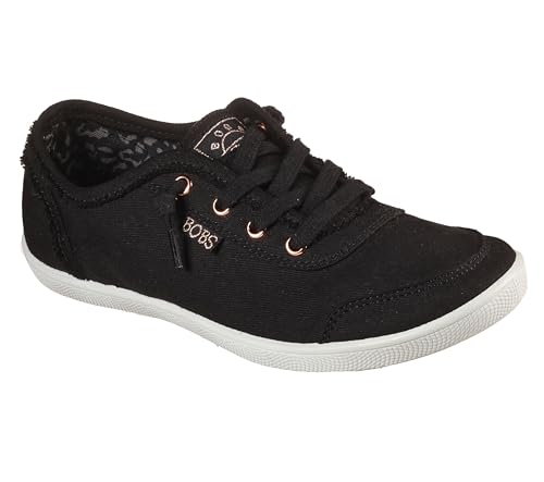 Skechers womens Bobs B Cute Sneaker, Black, 7 US