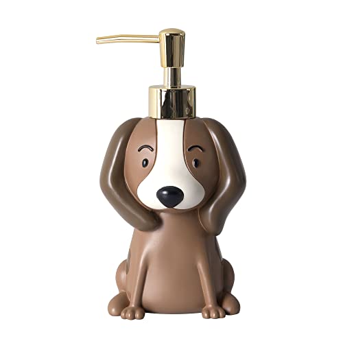 Allure Home Creation Puppy Love 4-Piece Resin Bathroom Accessory Set