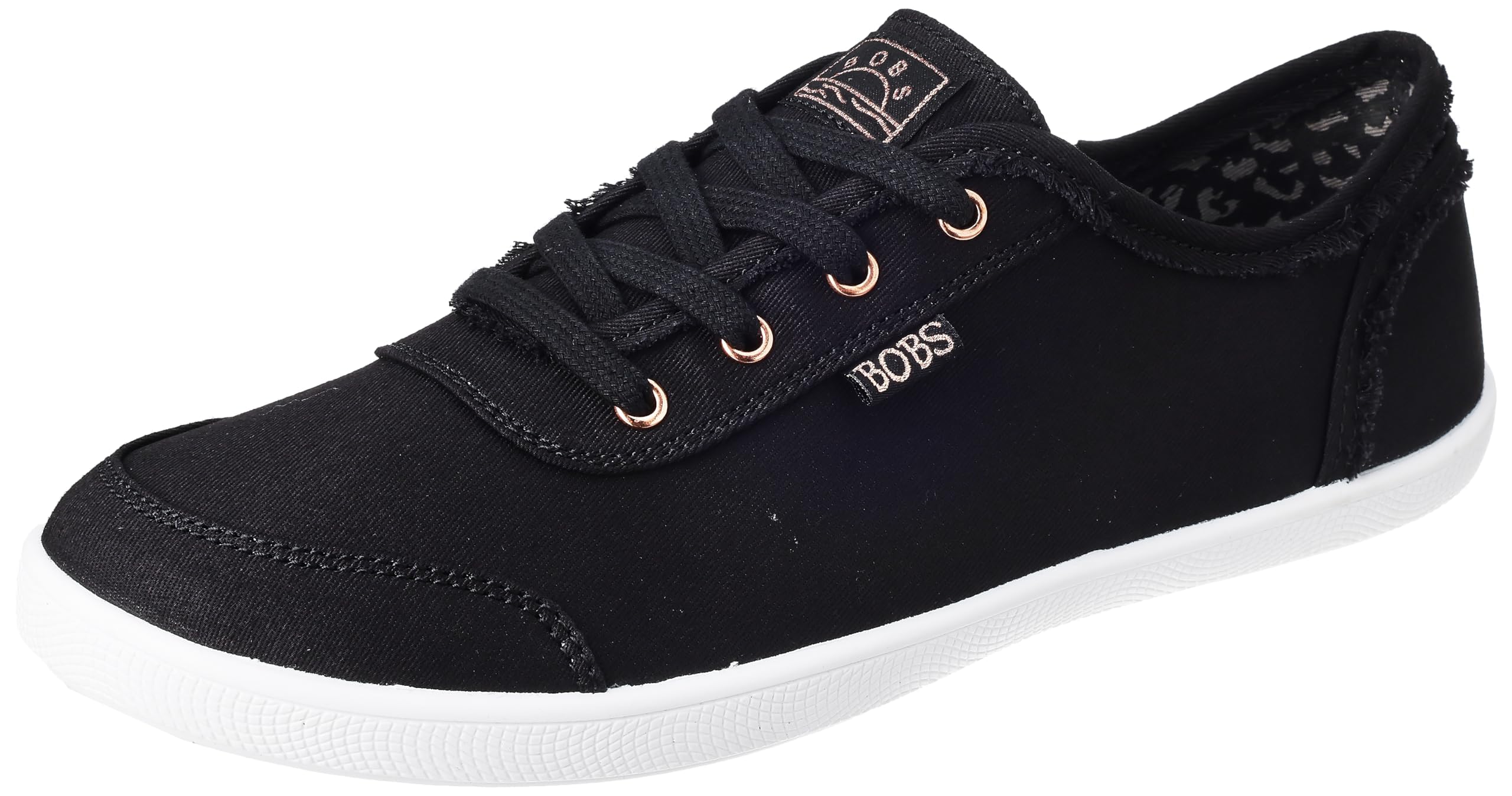 Skechers womens Bobs B Cute Sneaker, Black, 7 US