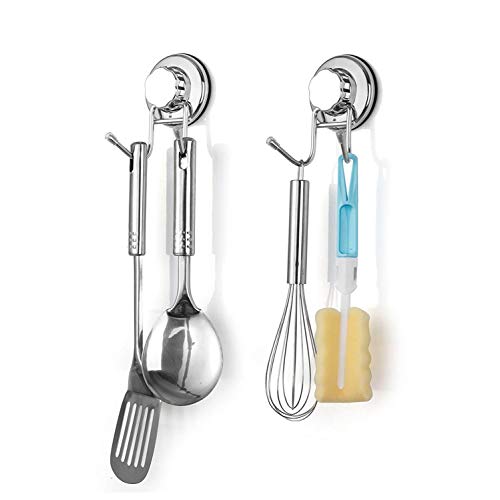 ARCCI Suction Cup Shower Caddy 3 Pack, Stainless Steel Bathroom Storage Shower Organizer Shelves, Suction Bar Soap Dish Holder & Bath Hook, Shower Shelf Basket for Inside Shower, Bathroom Organization