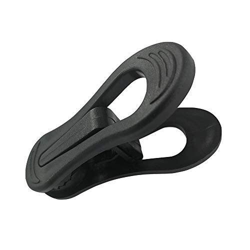Kadiss Hanger Clips 30 Pack, Multi-Purpose Hanger Clips for Hangers, Black Finger Clips for Plastic Clothes Hangers, Pants Hangers Clips