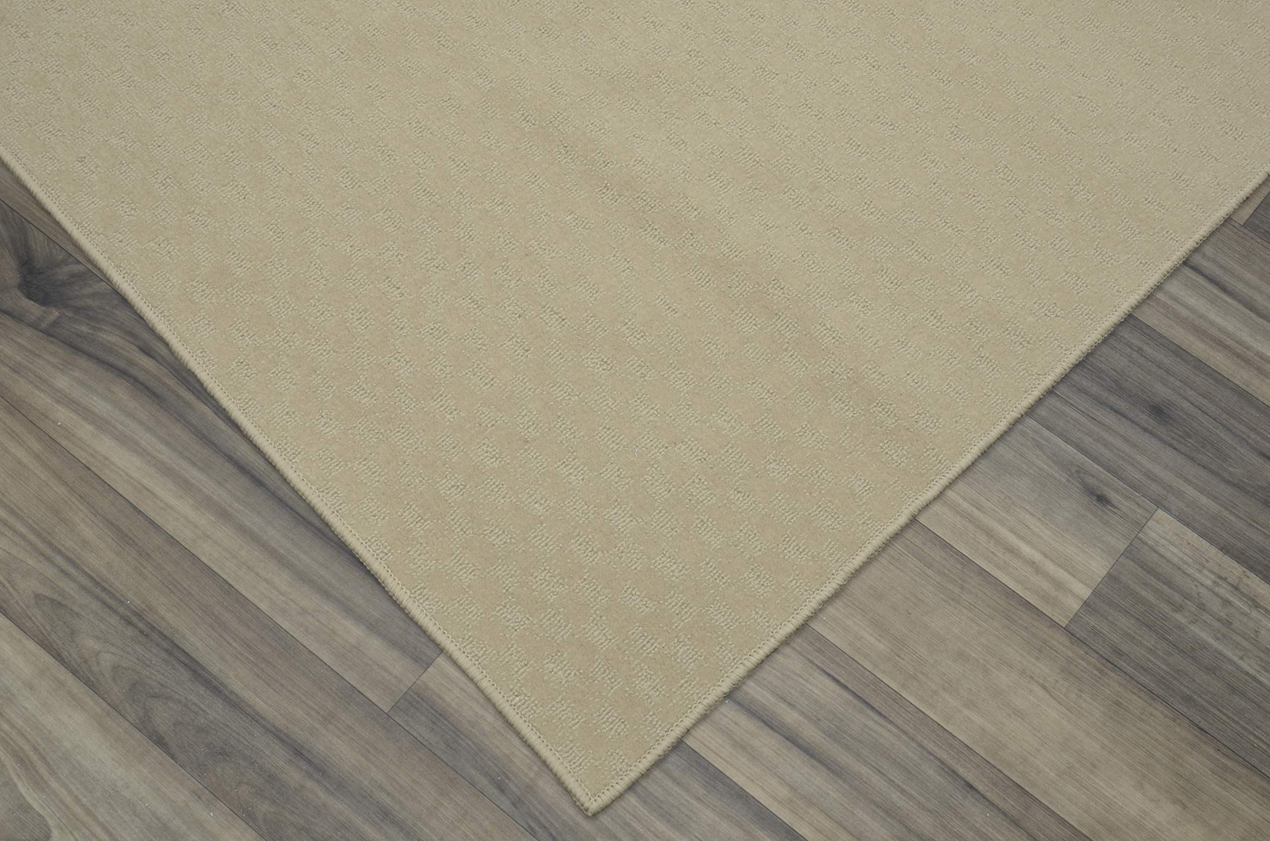 Garland Rug Medallion Area Rug, 2-Feet by 12-Feet, Tan