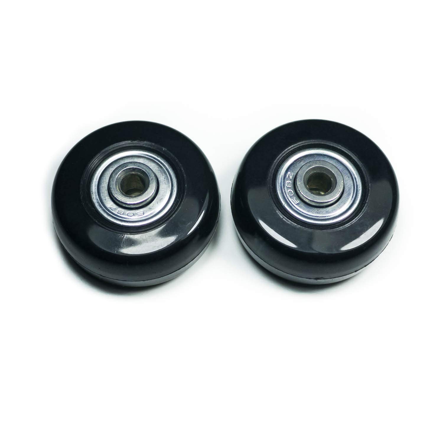 4 Wheels Wear-Resistant Mute Outer Diameter 2 inches Luggage Suitcase Replacement Wheels Rubber Swivel Caster Wheels Repair Kits (2 in x 0.7 in)