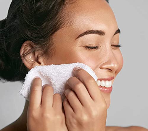 GOLD TEXTILES Premium White Washcloths Set - 12 Pack | 13x13 inches - Ultra Soft, Highly Absorbent Face Towels- Cotton Wash Cloths for Your Body