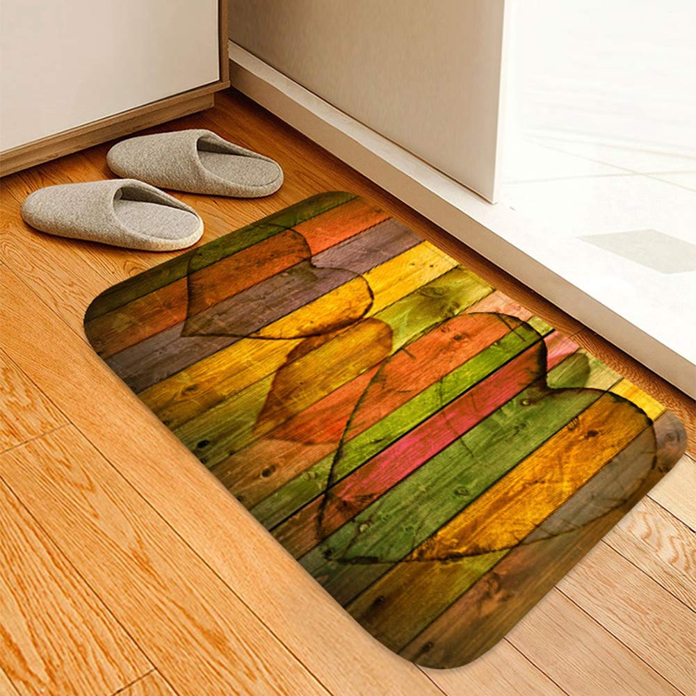 Non-Slip Floor Mat Home Doormat Carpet Kitchen Living Room Bedroom Rug Decor for Home(50 * 80CM)