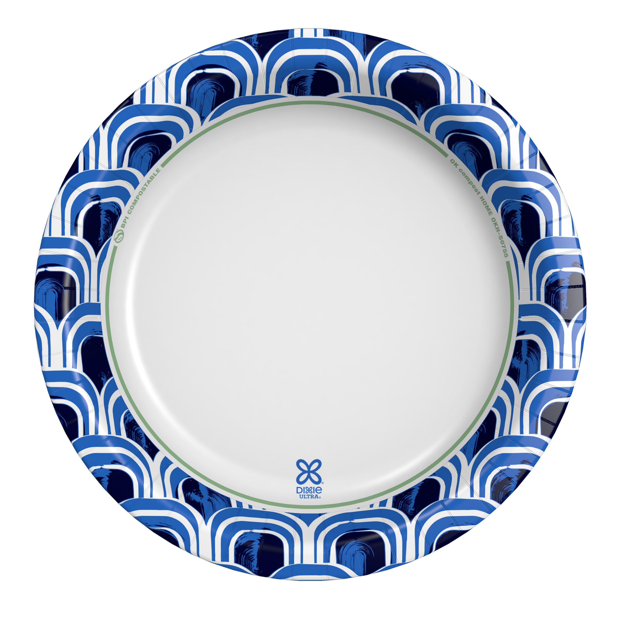Dixie Ultra, Deep Dish Paper Plates, 28 Oz, 40 Count, Heavy Duty, Microwave-Safe, Soak-Proof, Cut Resistant, Disposable Plates For Heavy, Messy Meals