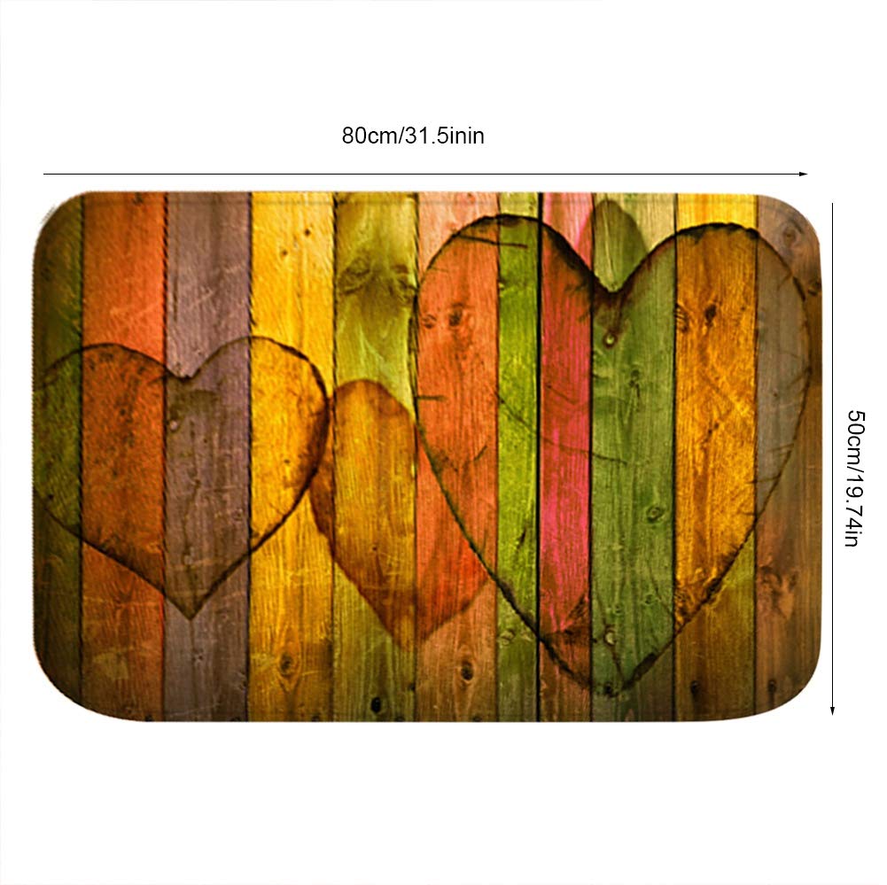 Non-Slip Floor Mat Home Doormat Carpet Kitchen Living Room Bedroom Rug Decor for Home(50 * 80CM)