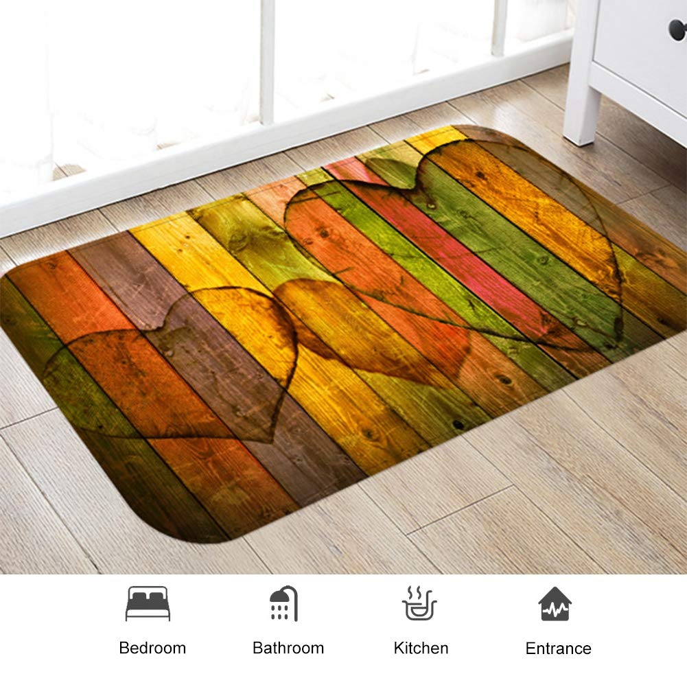 Non-Slip Floor Mat Home Doormat Carpet Kitchen Living Room Bedroom Rug Decor for Home(50 * 80CM)