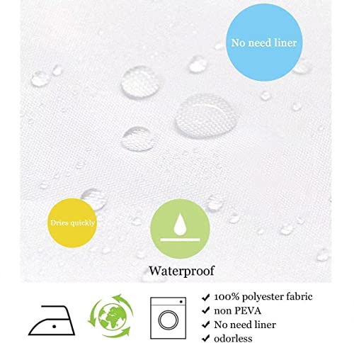 4PCS Underwater World Shower Curtain Sets with Non-Slip Rugs, Toilet Lid Cover and Bath Mat, Nautical Ocean Shower Curtains with 12 Hook s, Durable Waterproof Bath Curtain (Turtle, Medium)