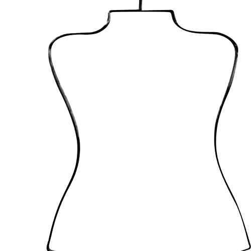 Colcolo Wire Body Shape Display Hanger Closet Organizer Clothes Hanger for Bedroom Cloakroom
