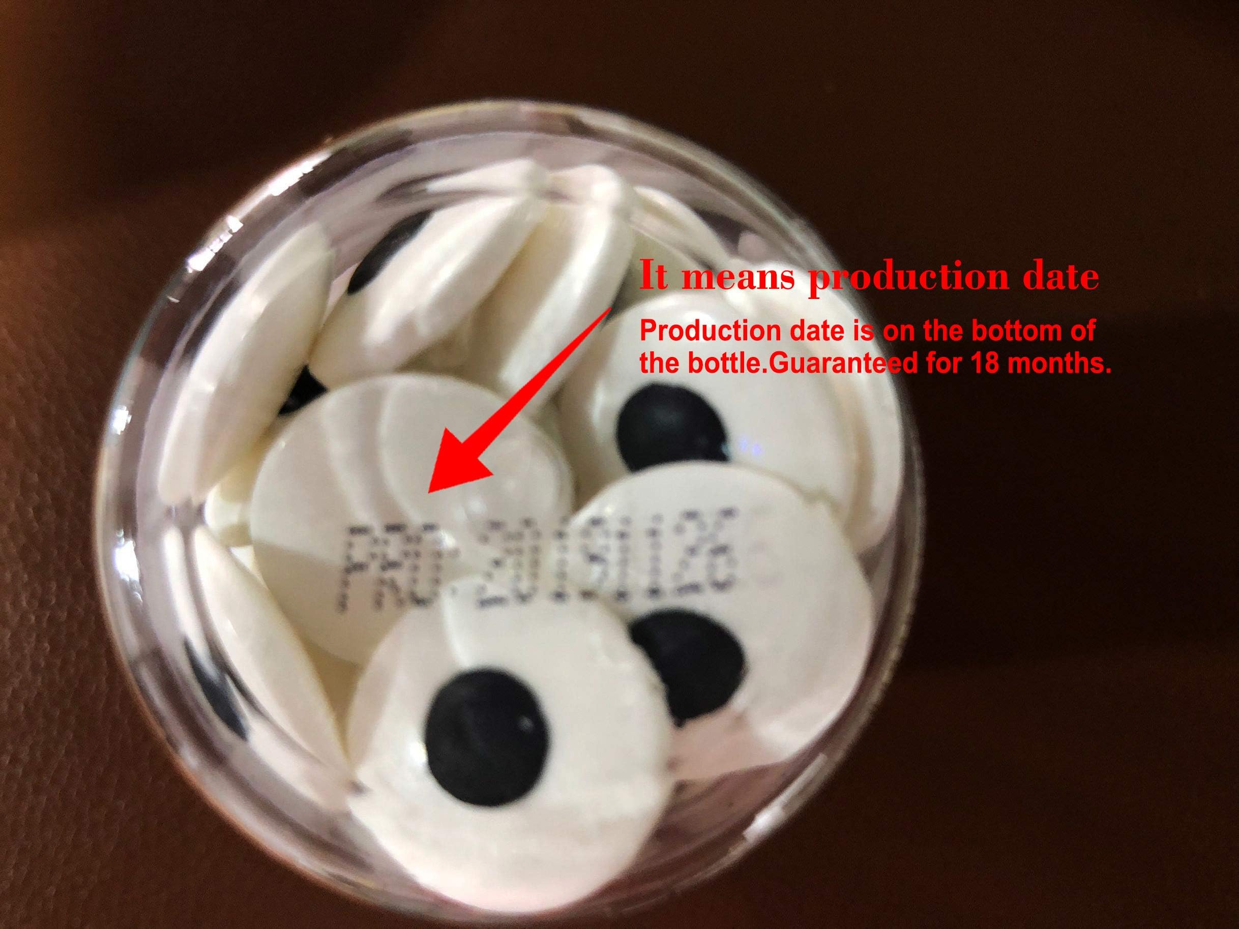 1 Bottle Candy Eyeballs Eyes Cake Cupcake Sprinkles Cookie Decorations Sweet Personalities Edible Candy Toppers For Christmas Cake Cupcakes Decoration(Small)