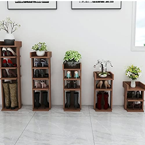 AVEO Shoe Rack White Narrow Shoe Rack for Entryway, Fashionable Simple Shoe Rack Suitable for Home Offiice 25 * 24 * 40cm (Multiple Choices) Shoe Cabinet (Size : 5 Layers of White)