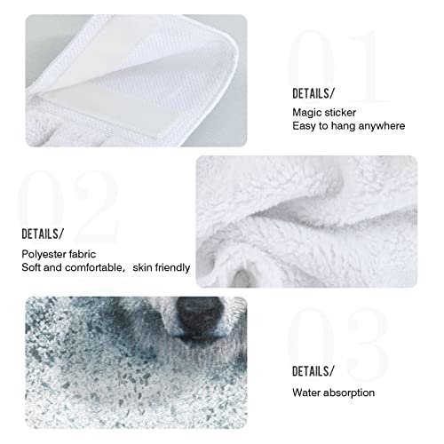Kigai Hand Towels The Mighty Wolf Hand Towels for Bathroom Kitchen Hanging Hand Towels Ultra Soft and Highly Absorbent Quick-Dry Hand Towels 18.2x14in
